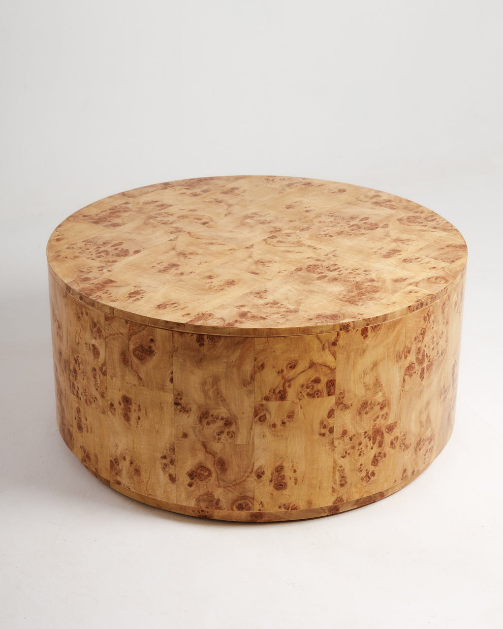 Burlwood Round Coffee Table | Wasilaah