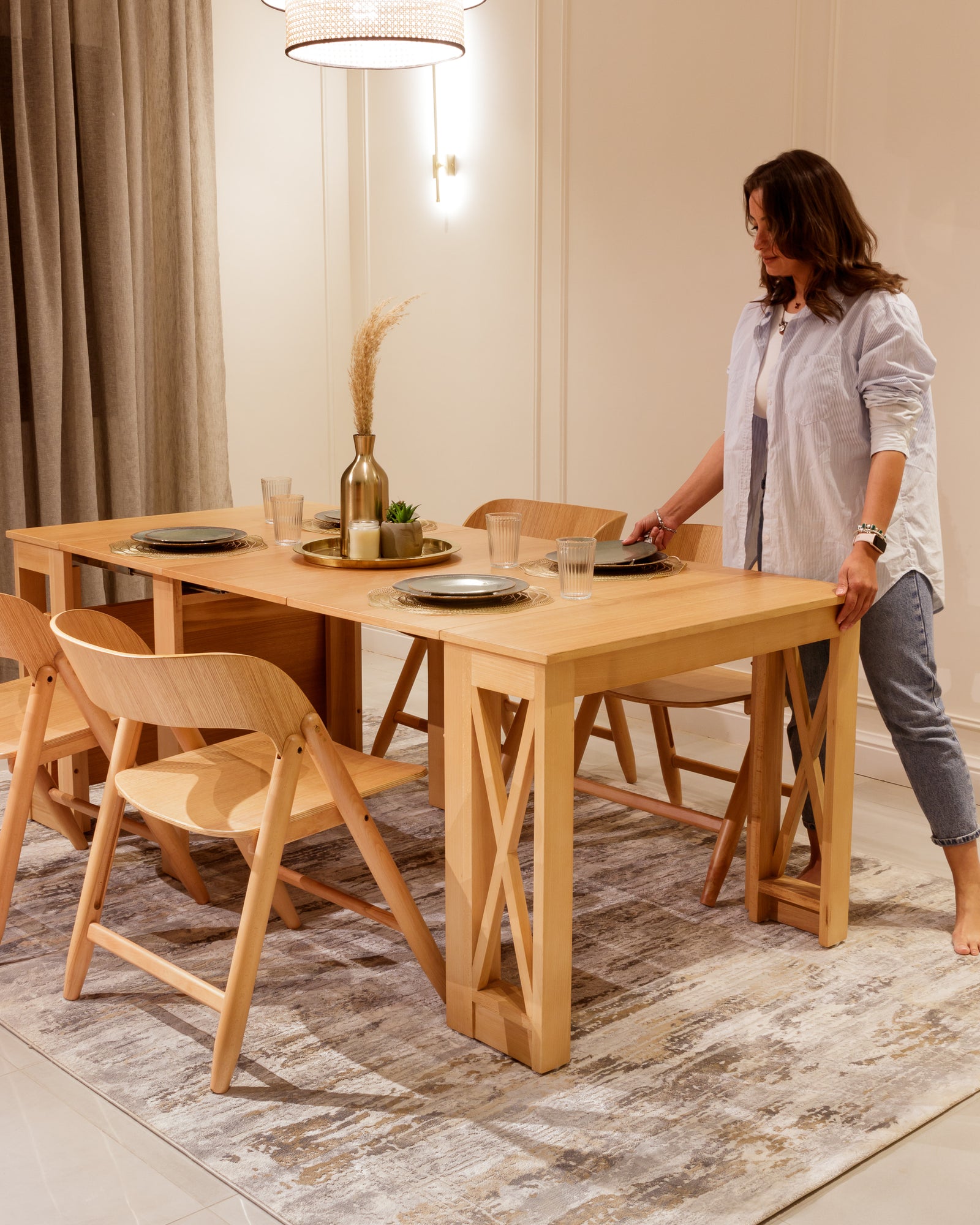 Transformer Foldable Dining Table